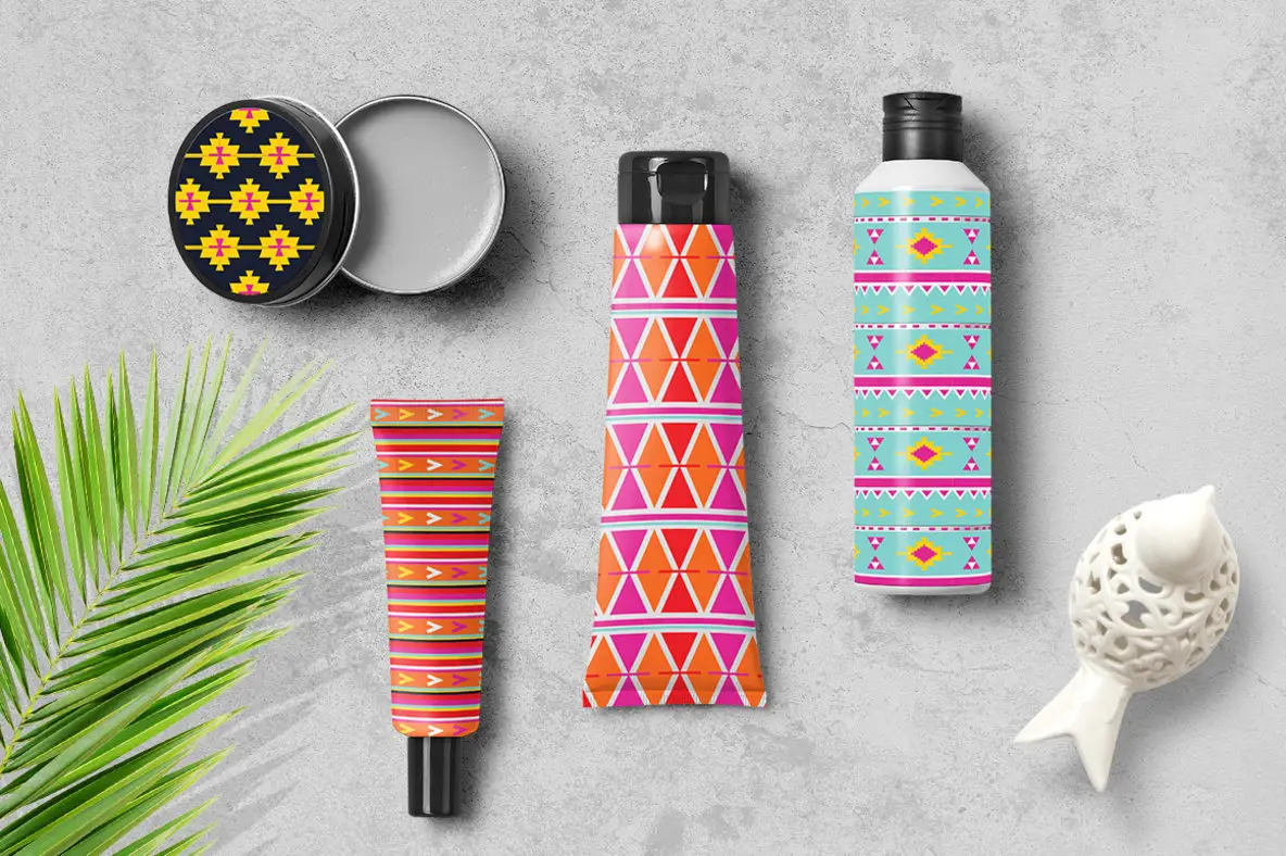 Electro Boho Seamless Patterns Graphics - YouWorkForThem