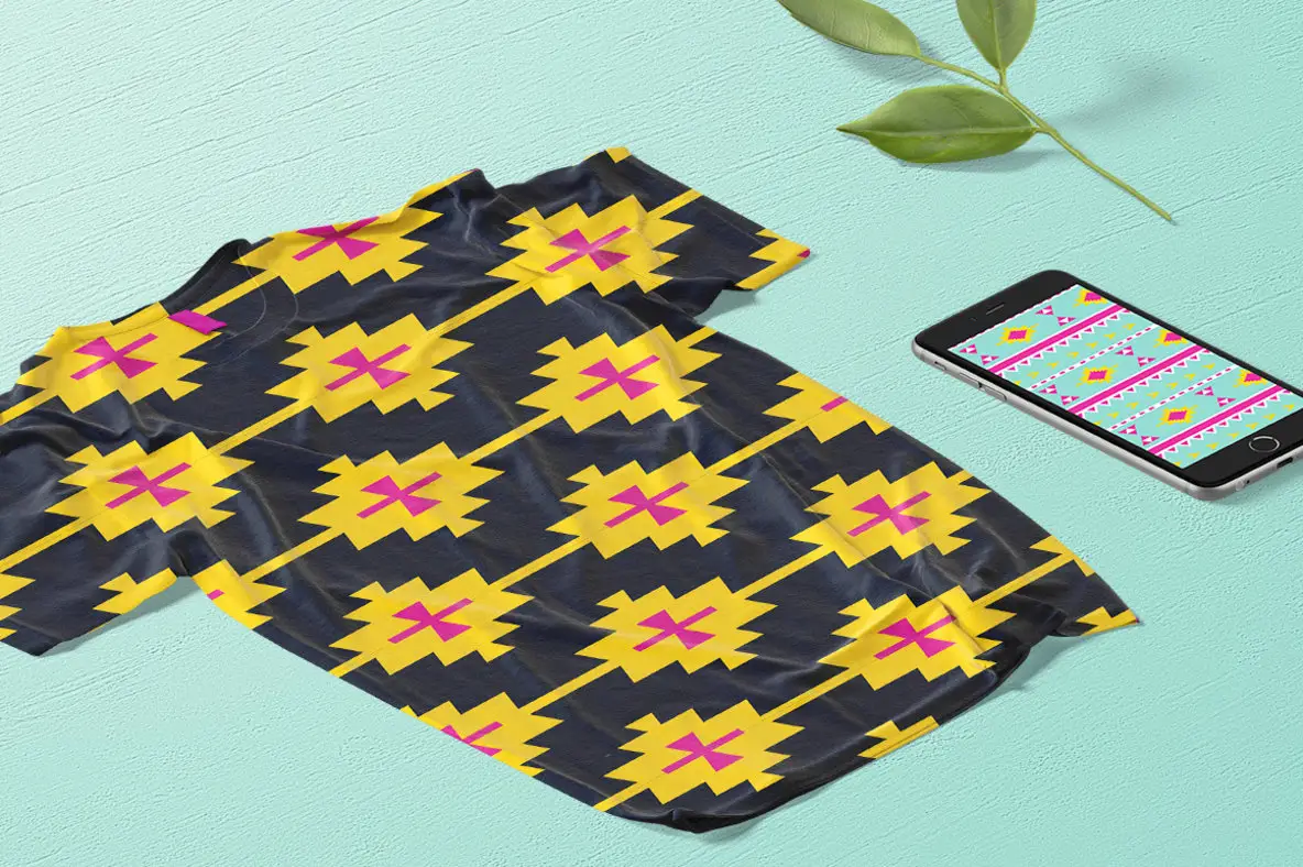 Electro Boho Seamless Patterns Graphics - YouWorkForThem