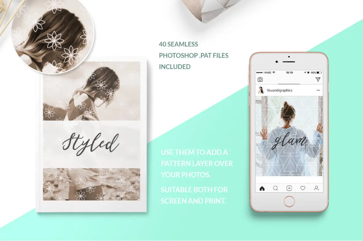 Feminine Elegant Patterns Patterns - YouWorkForThem