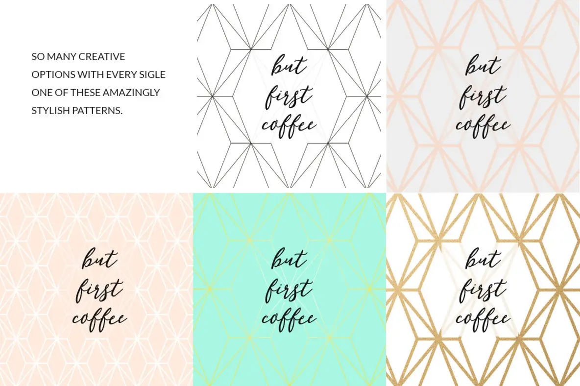 Feminine Elegant Patterns Patterns - YouWorkForThem