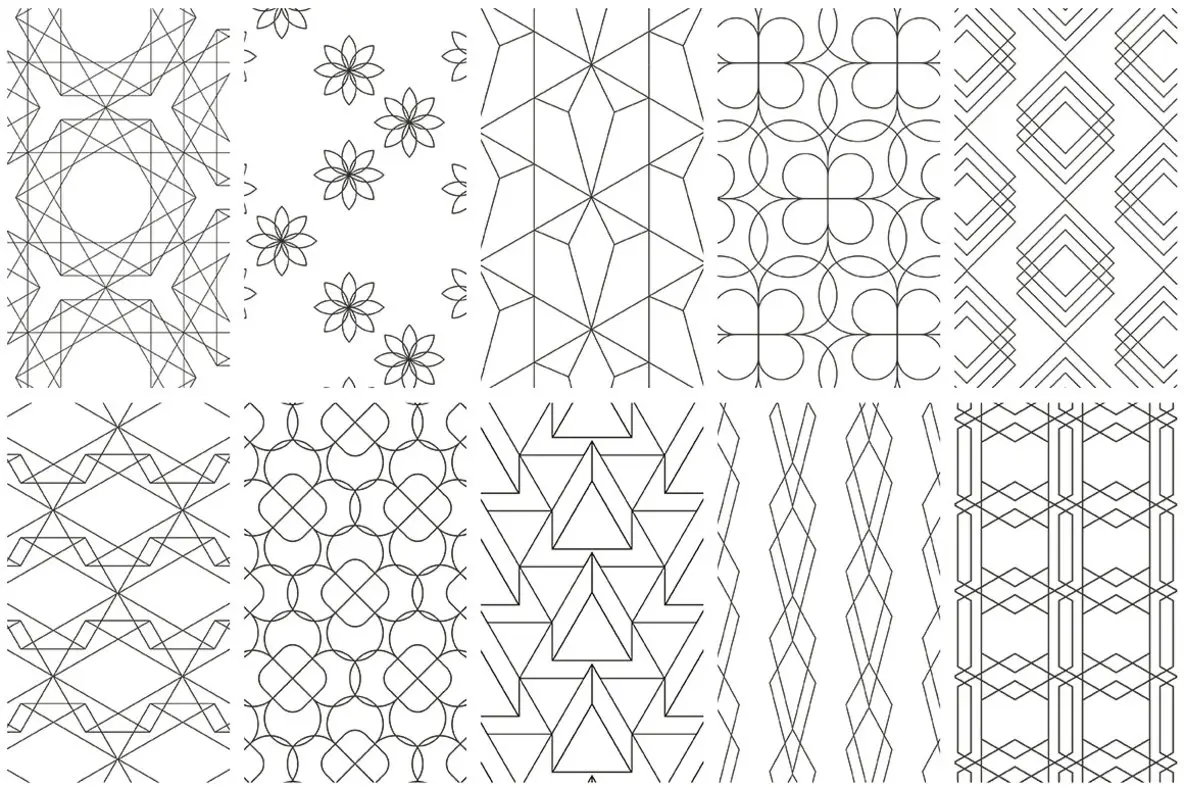 Feminine Elegant Patterns Patterns - YouWorkForThem