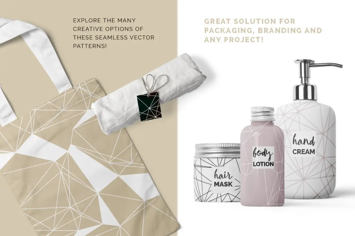 Polygon Patterns Graphics - YouWorkForThem