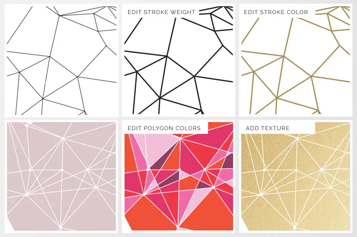 Polygon Patterns Patterns - YouWorkForThem