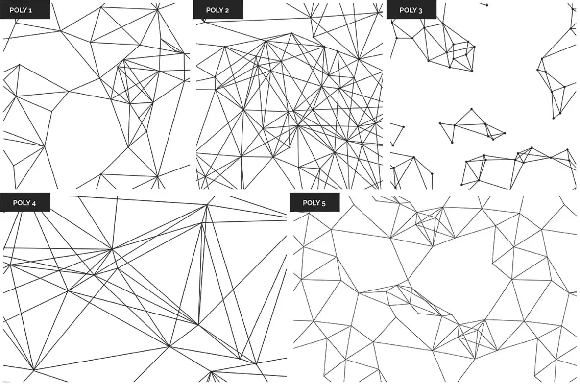 Polygon Patterns Graphics - YouWorkForThem