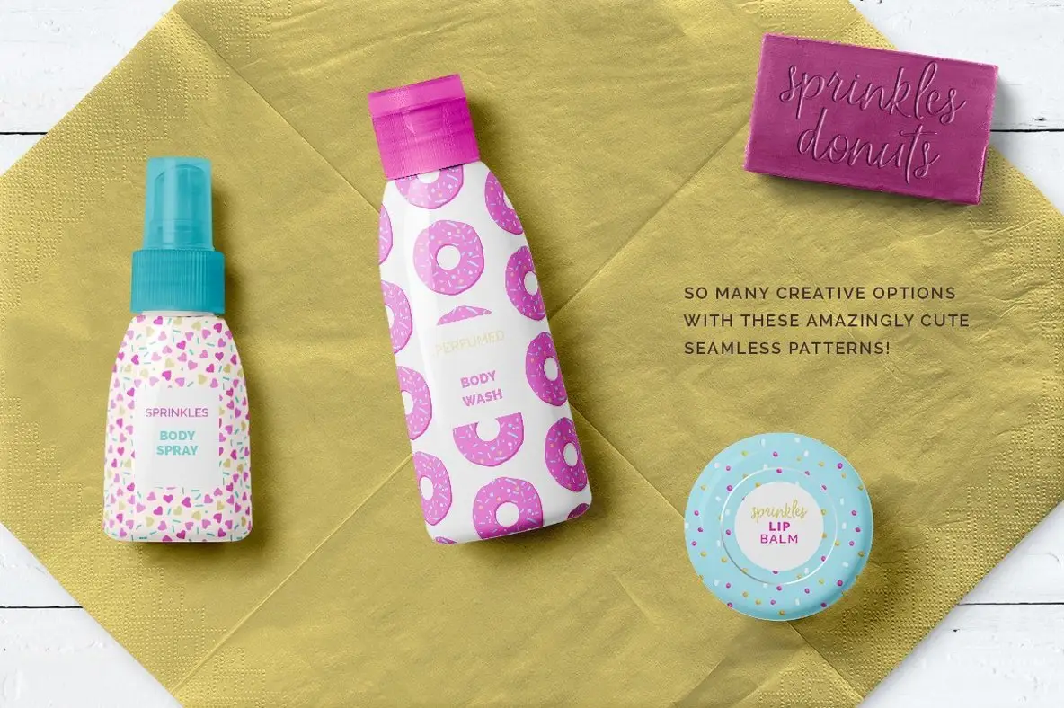 Sprinkles Donuts Patterns Patterns - YouWorkForThem