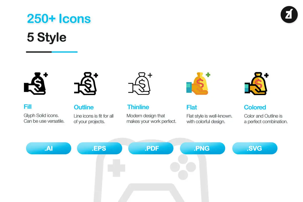 250 Business icons Graphics - YouWorkForThem
