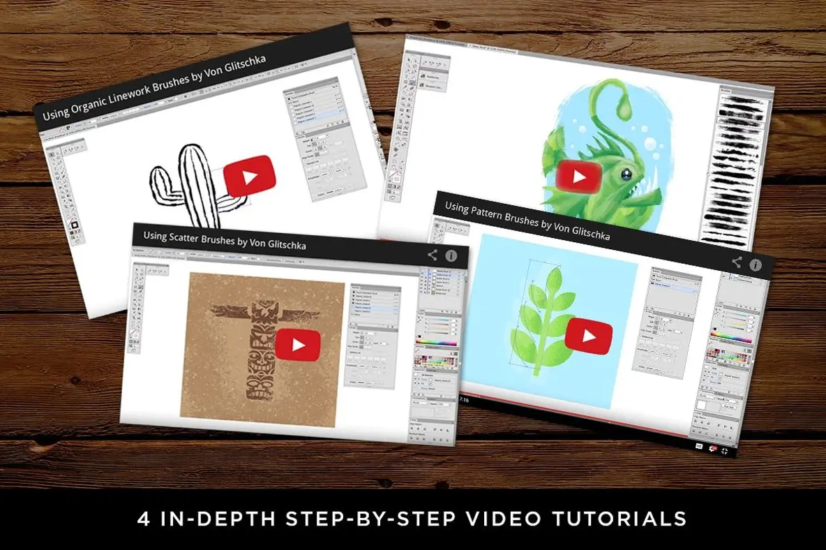 Everything Glitschka | Vector Brush Collection Bonuses - YouWorkForThem