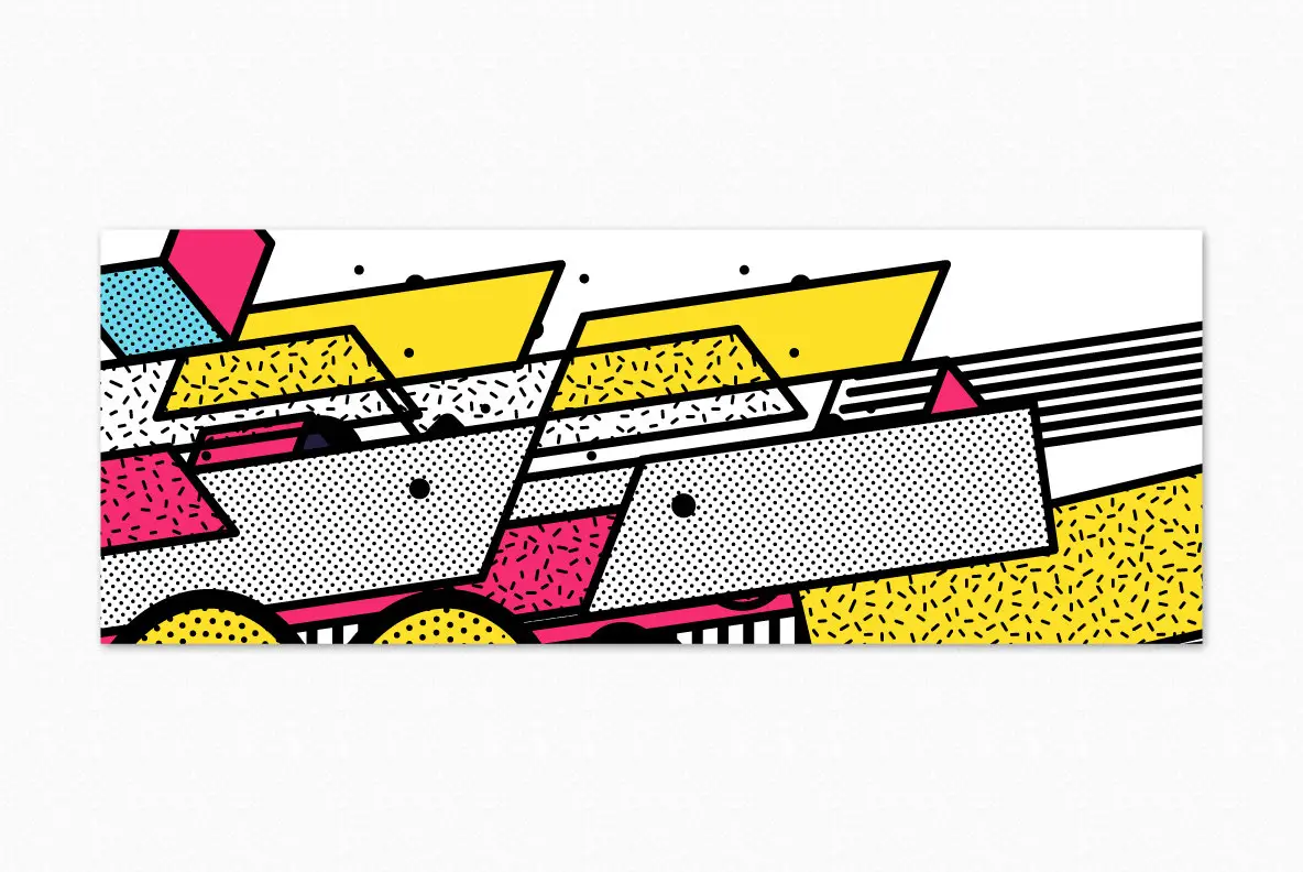 40 Neo Memphis Backgrounds Graphics - YouWorkForThem