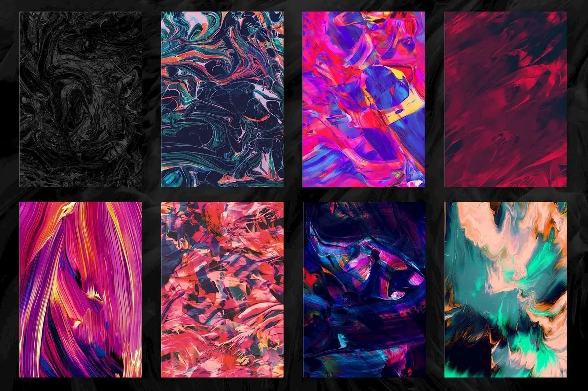 Abstract Paint Remix Vol. 3 Graphics - YouWorkForThem