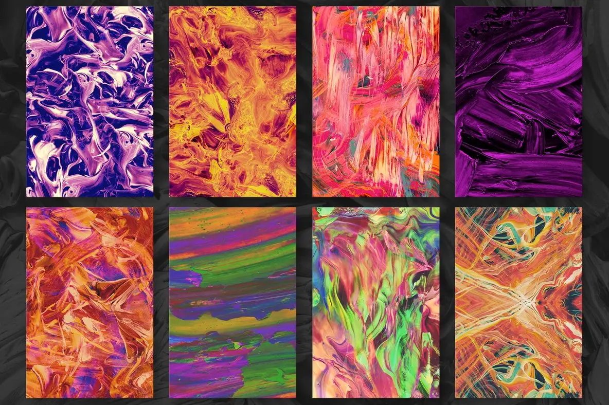 Abstract Paint Remix Bundle Graphics - YouWorkForThem