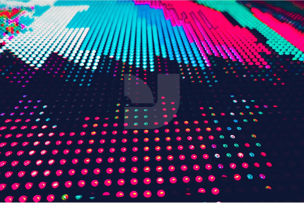 Digital Dots Abstract - YouWorkForThem
