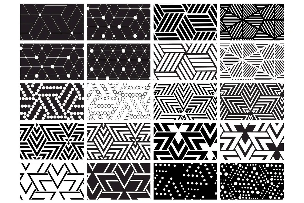 100 Universal Seamless Patterns Graphics - YouWorkForThem