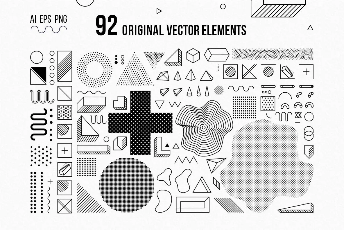 Neo Memphis Mega Set Graphics - YouWorkForThem