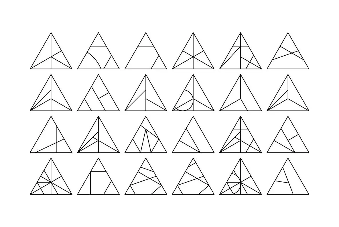 Design Constructor Kit - Triangles Patterns - YouWorkForThem