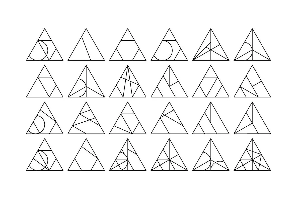 Design Constructor Kit - Triangles Graphics - YouWorkForThem