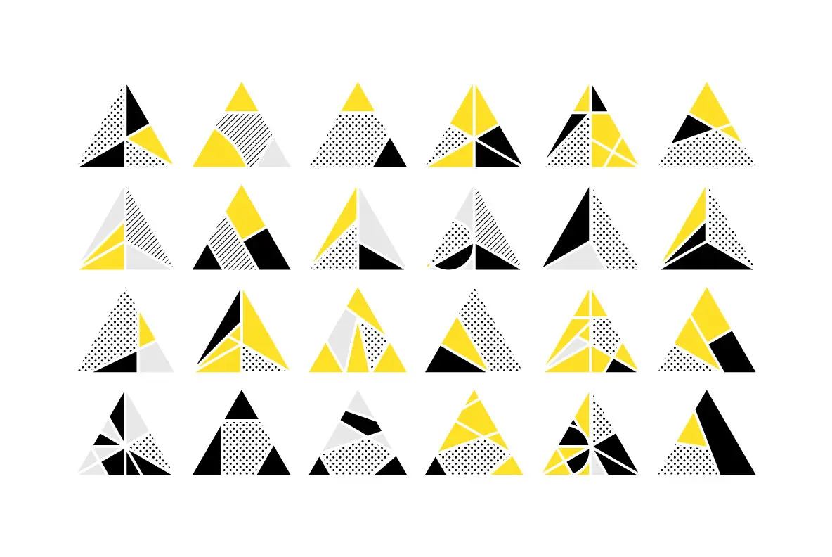 Design Constructor Kit - Triangles Patterns - YouWorkForThem