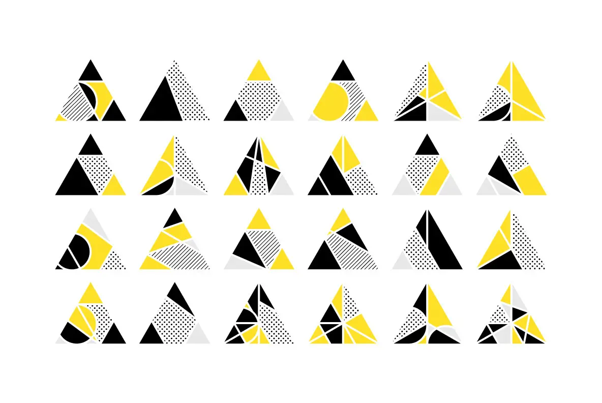Design Constructor Kit - Triangles Patterns - YouWorkForThem