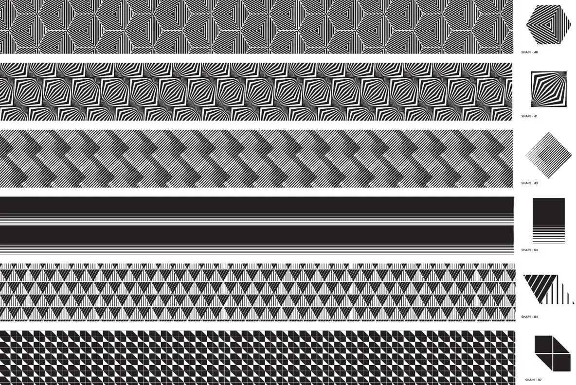 100 Geometric Shapes Part 1 Graphics - YouWorkForThem