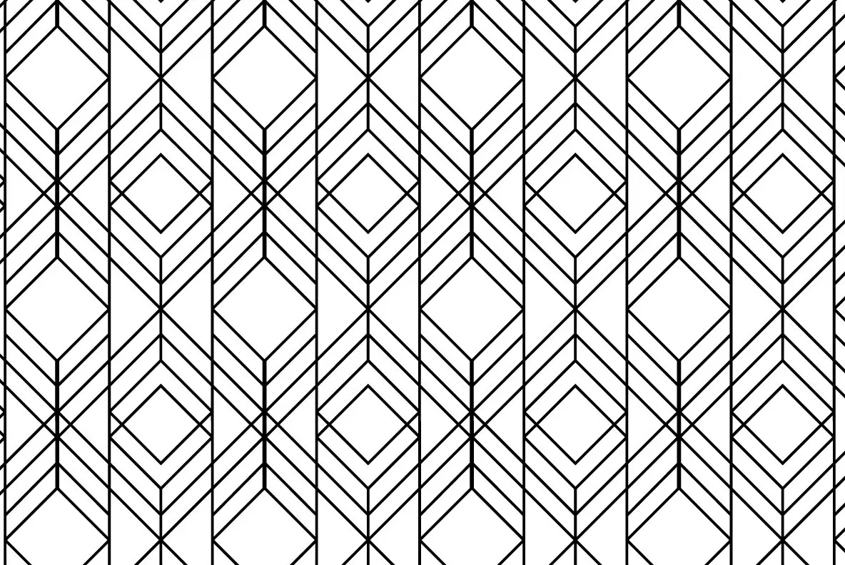 12 Linear Geometric Patterns - Part 1 Graphics - YouWorkForThem