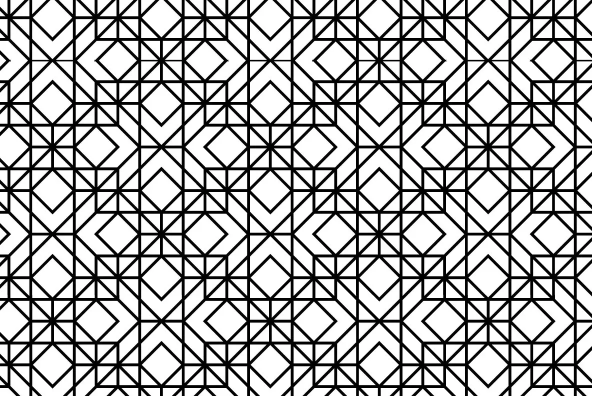 12 Linear Geometric Patterns - Part 2 Graphics - YouWorkForThem