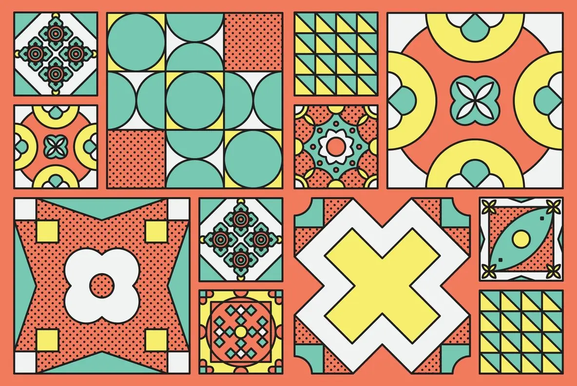 Tile Patterns Graphics - YouWorkForThem