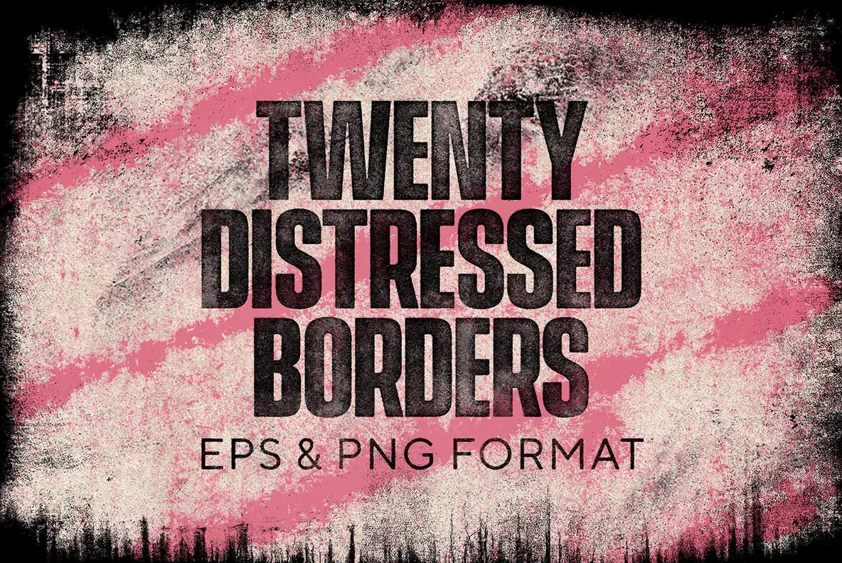 Distressed Borders Graphics - YouWorkForThem