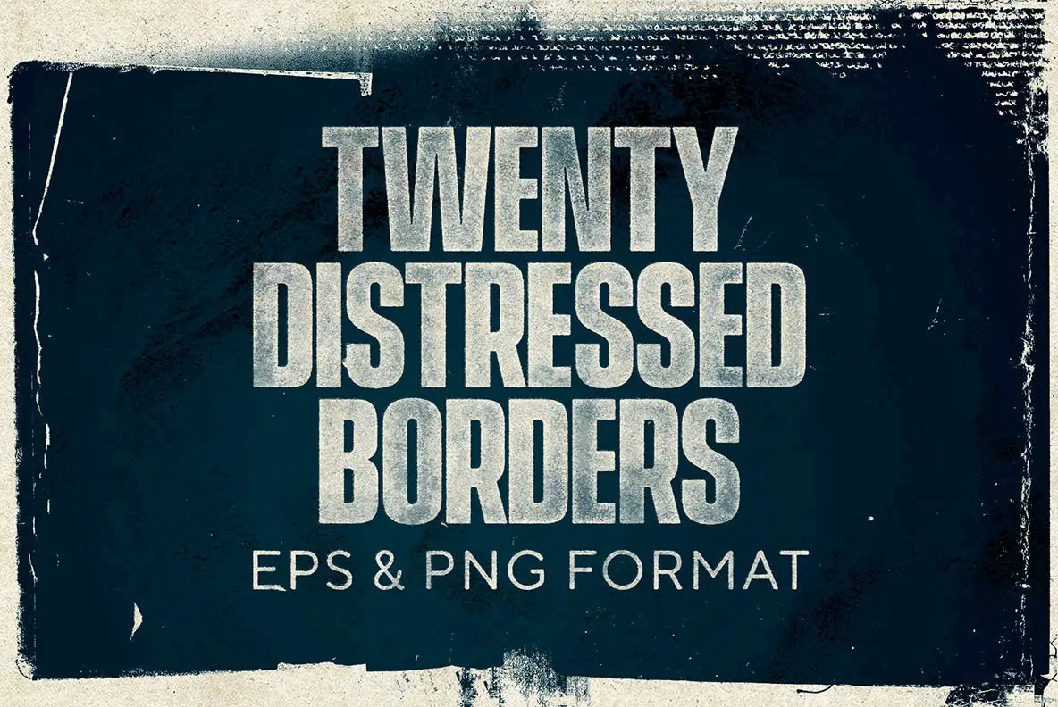 Distressed Borders Graphics - YouWorkForThem