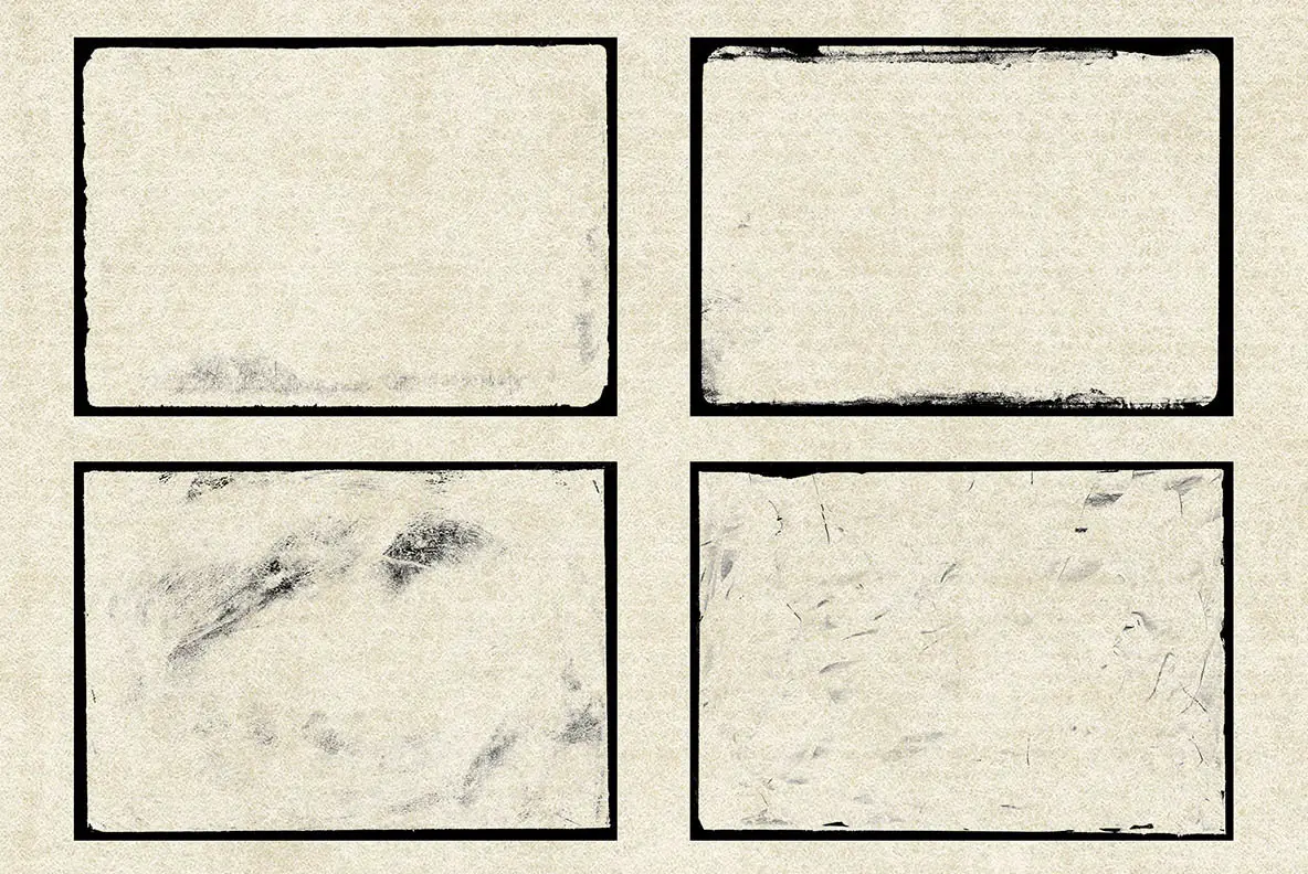 Distressed Borders Graphics - YouWorkForThem