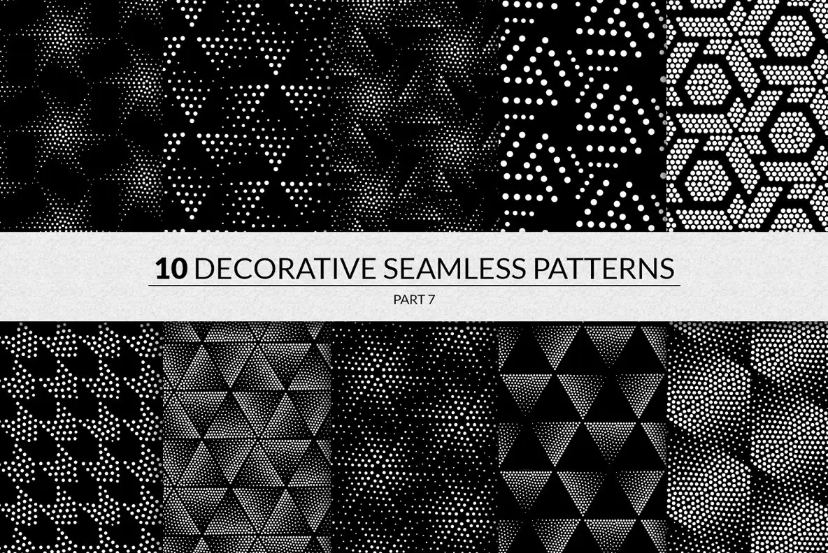 144 Seamless Pointillism Patterns Graphics - YouWorkForThem