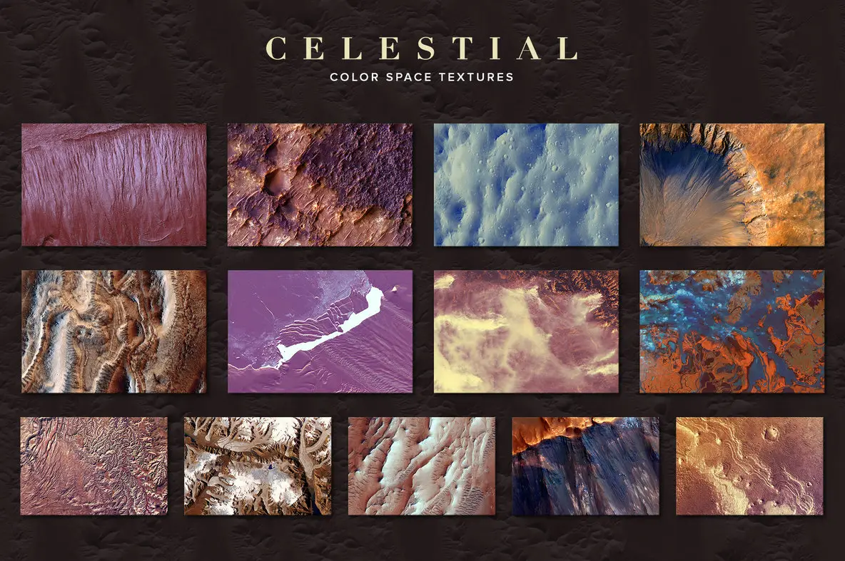 Celestial 75 Space Textures Graphics - YouWorkForThem