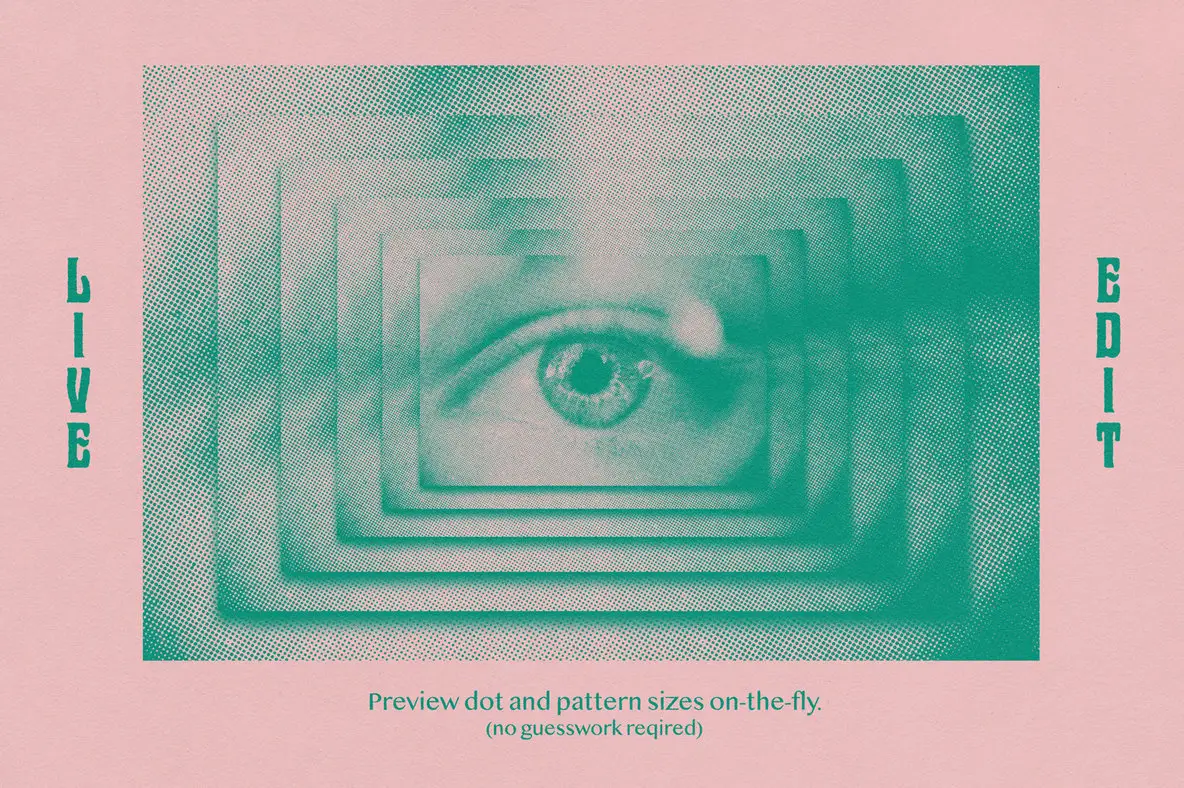 Halftone Zine Machine Graphics - YouWorkForThem