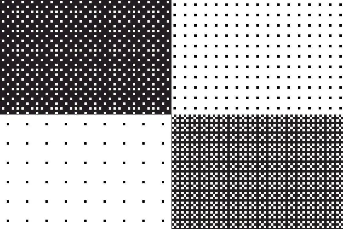 DITHER - Gradient Pixel Patterns V.02 Graphics - YouWorkForThem