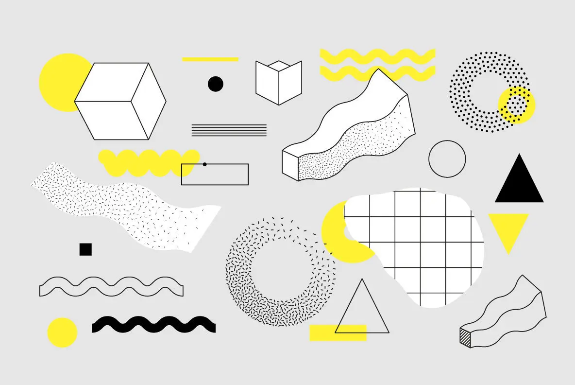 60 Geometric Shapes 30 Posters Graphics - YouWorkForThem