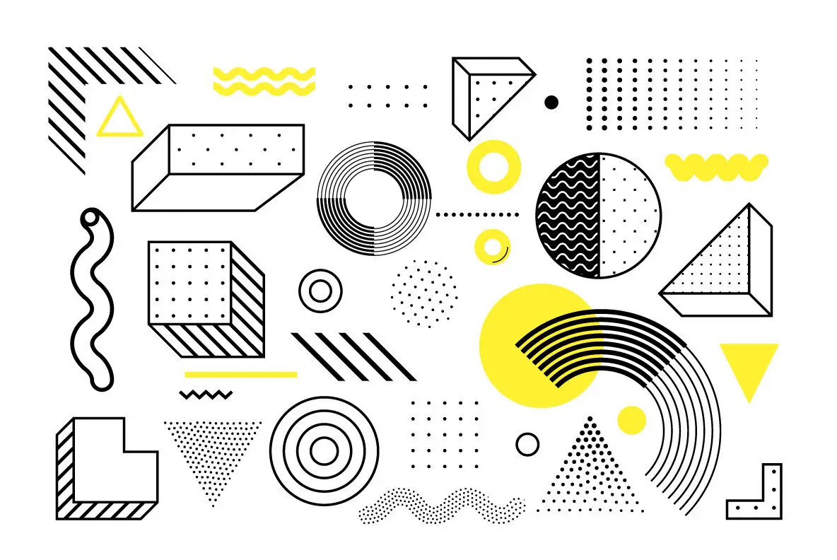 60 Geometric Shapes 30 Posters Graphics - YouWorkForThem
