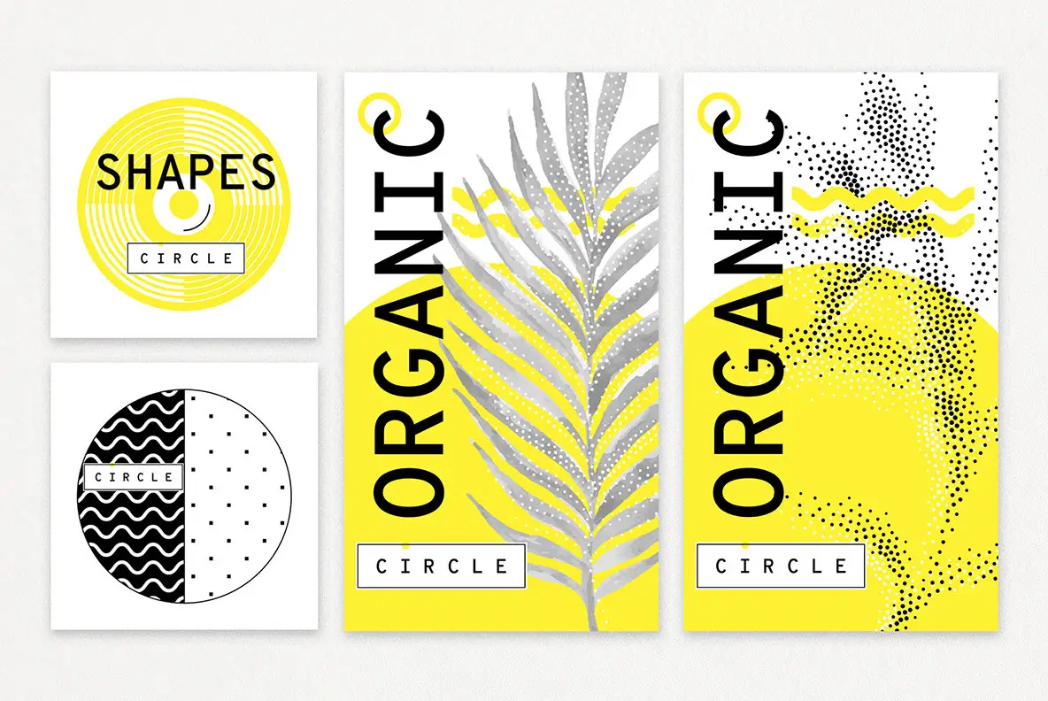 60 Geometric Shapes 30 Posters Graphics - YouWorkForThem