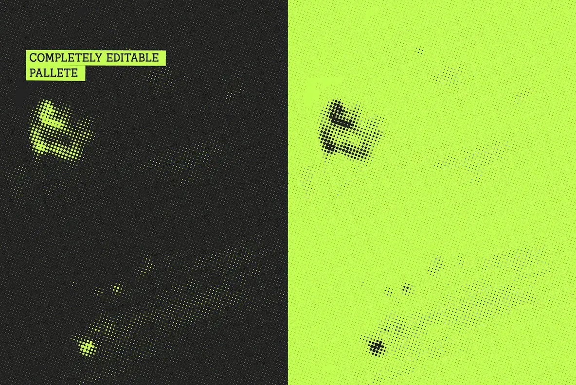 Halftone Stains Vol.1 Texture Pack Graphics - YouWorkForThem