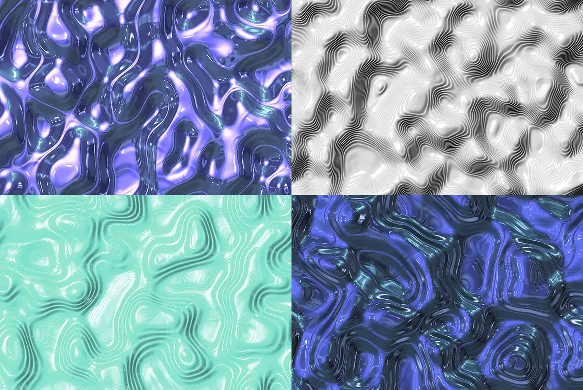 20 Liquid Plastic Backgrounds Graphics - YouWorkForThem