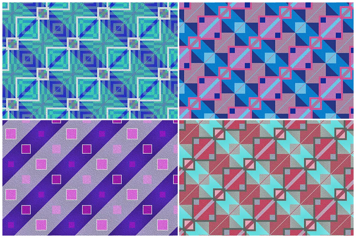 10 Modern Maya Patterns Textures Graphics - YouWorkForThem