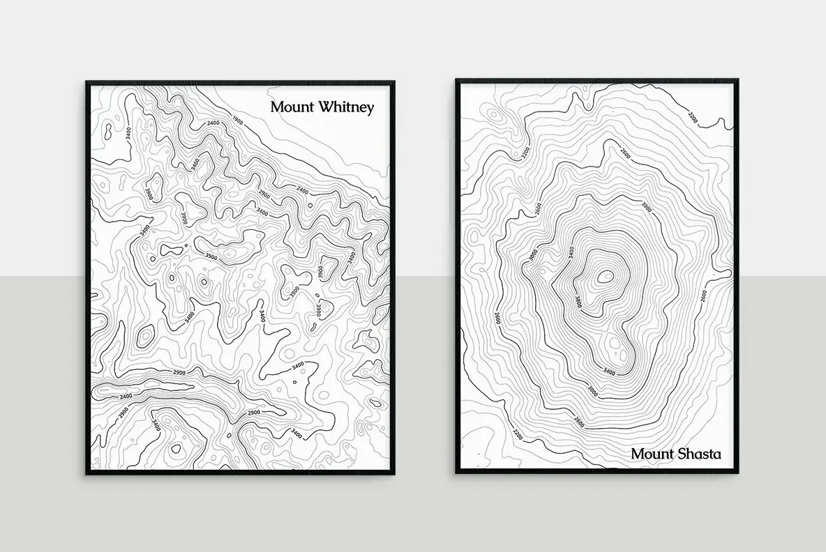 Contour Mapping II Graphics - YouWorkForThem
