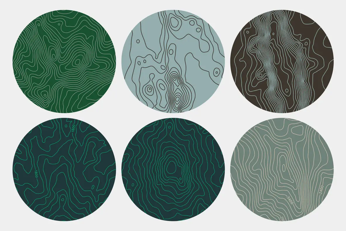 Contour Mapping II Graphics - YouWorkForThem