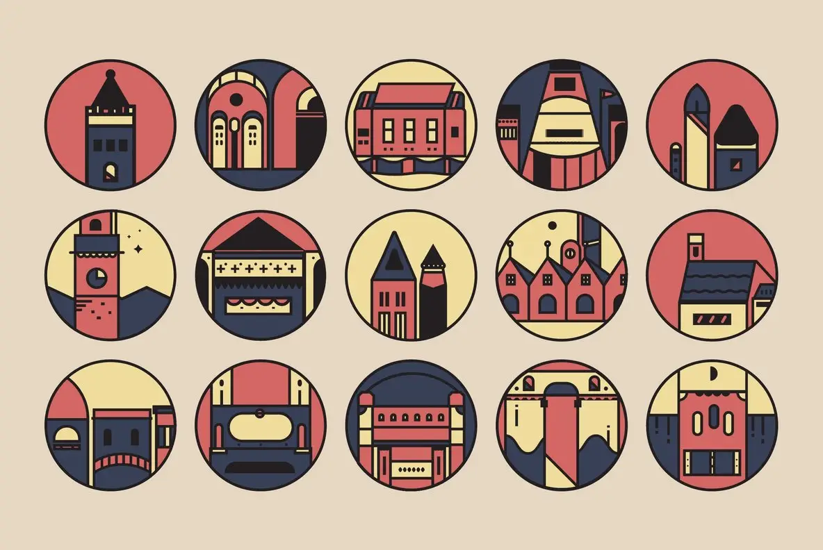 Township Icon Collection Graphics - YouWorkForThem