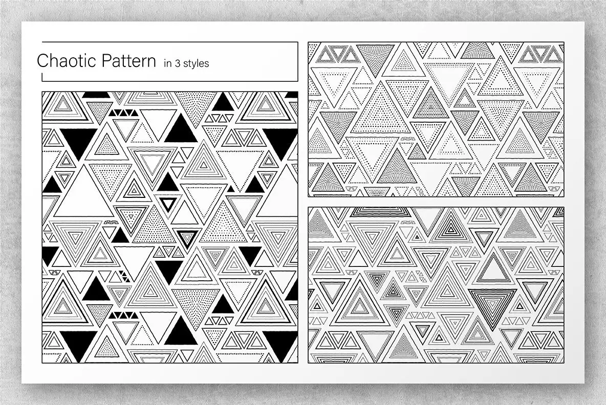 Triangles Patterns Borders Graphics - YouWorkForThem