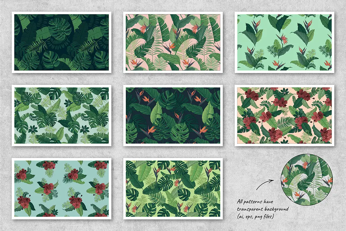 Tropical Set Graphics - YouWorkForThem
