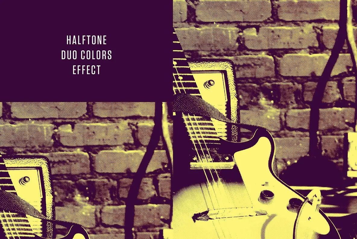 Halftone Mono Duo Colors - YouWorkForThem
