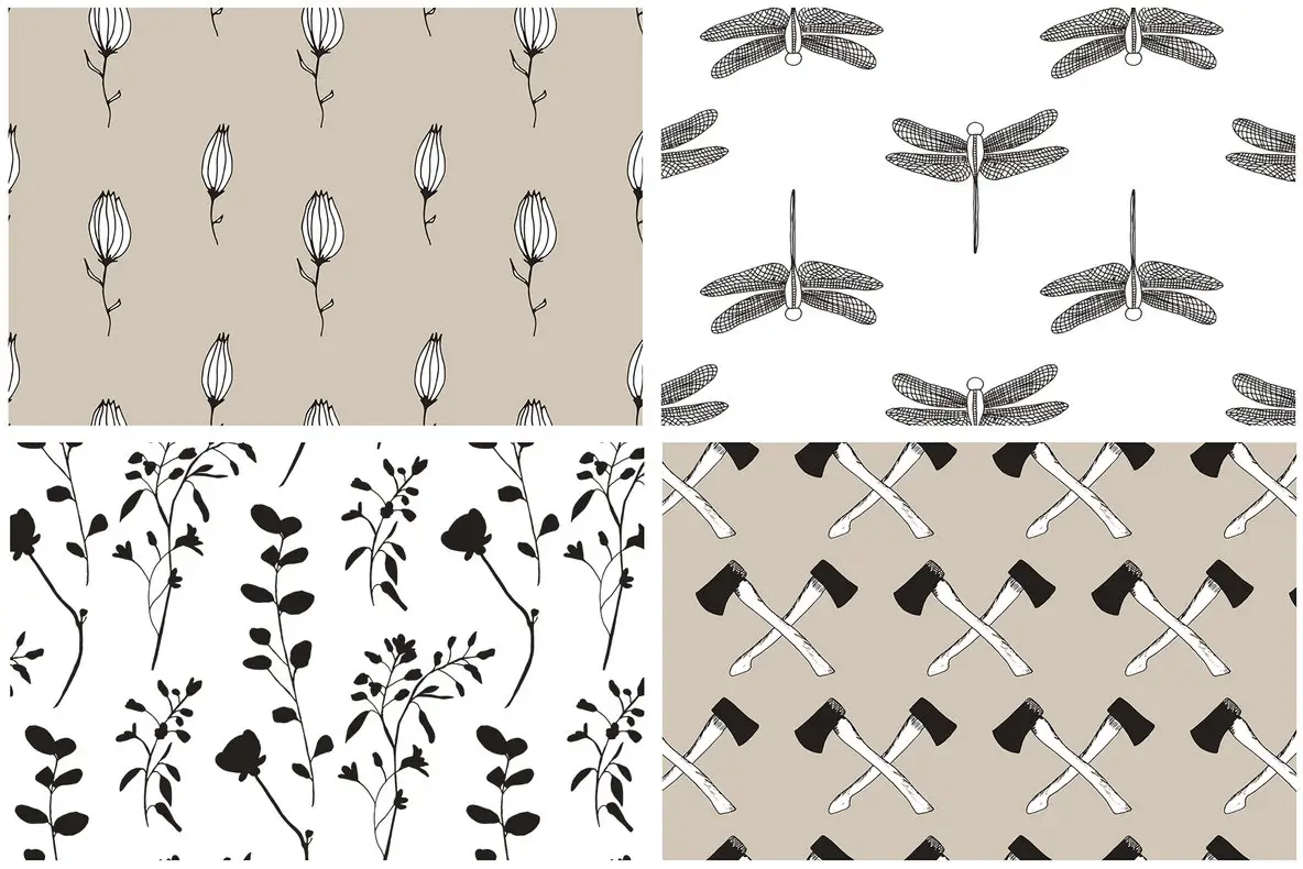 Rustic Patterns Instagram Stories Graphics - YouWorkForThem