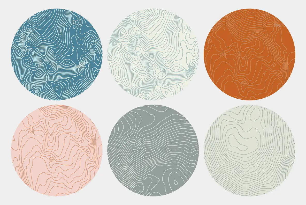 Contour Mapping III Graphics - YouWorkForThem