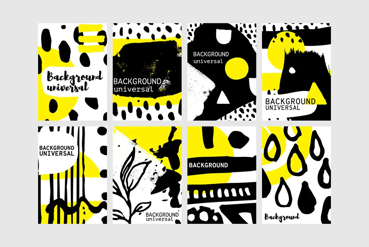 Hand Drawn Design 300 Plus Abstract - YouWorkForThem