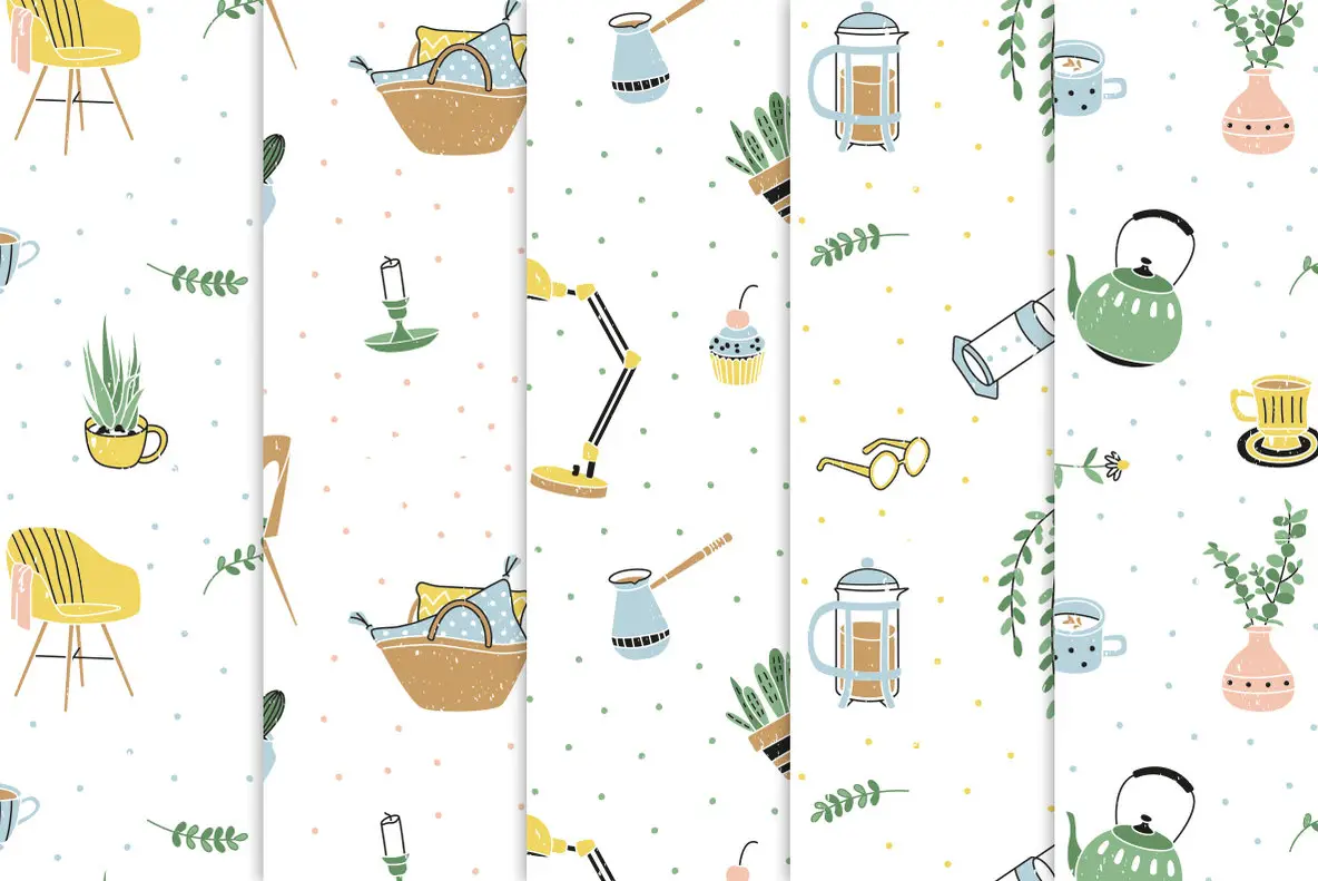 Simply Scandi Patterns Graphics - YouWorkForThem