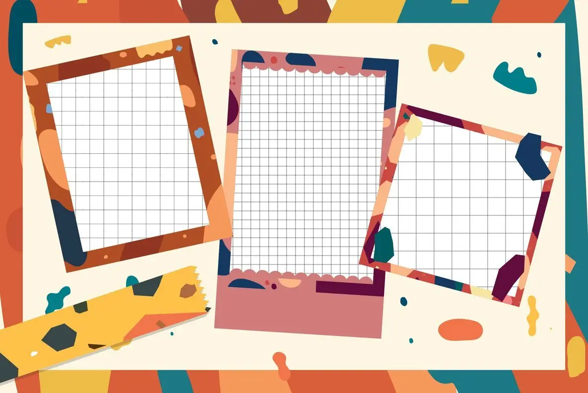 Painted Patterns Graphics - YouWorkForThem