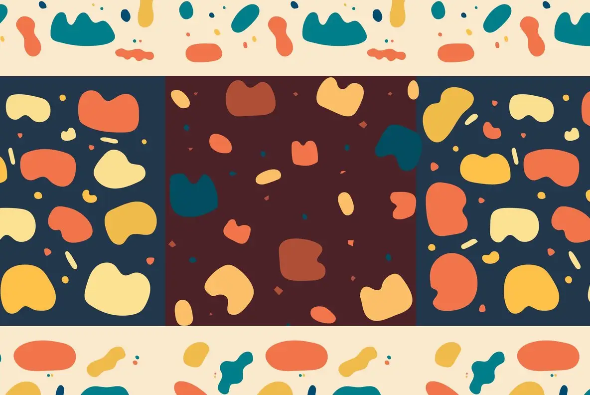 Painted Patterns Graphics - YouWorkForThem